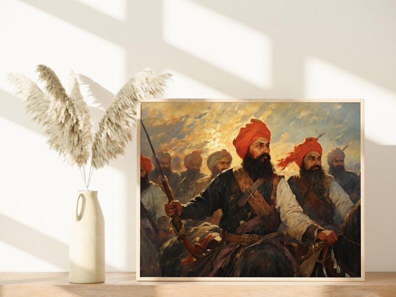Resplendent Reverie | 550+ DPI Sikh Poster | Sikh Wall Art | Sikh Art ...