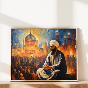 Sacred Ties | 550+ DPI Poster | Religious Art | Sikh Art | Sikh Gifts ...