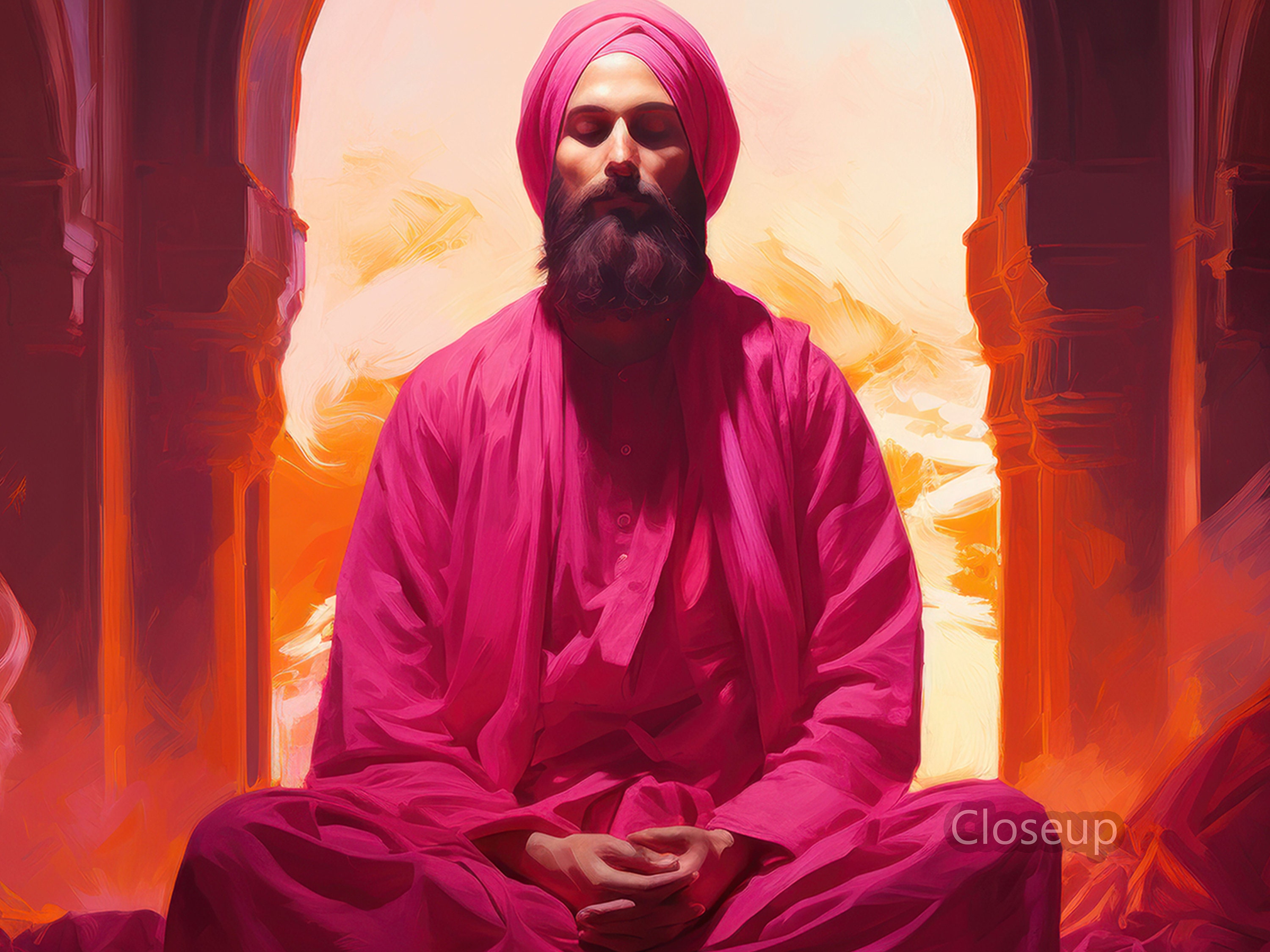 Sikh Scribe's Scroll Sikh Poster Sikh Wall Art Sikh Art Sikh Prints ...