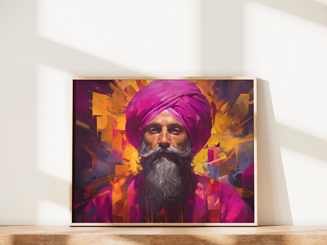 Resolute Reflections | Sikh Poster | Sikh Wall Art | Sikh Art | Sikh ...