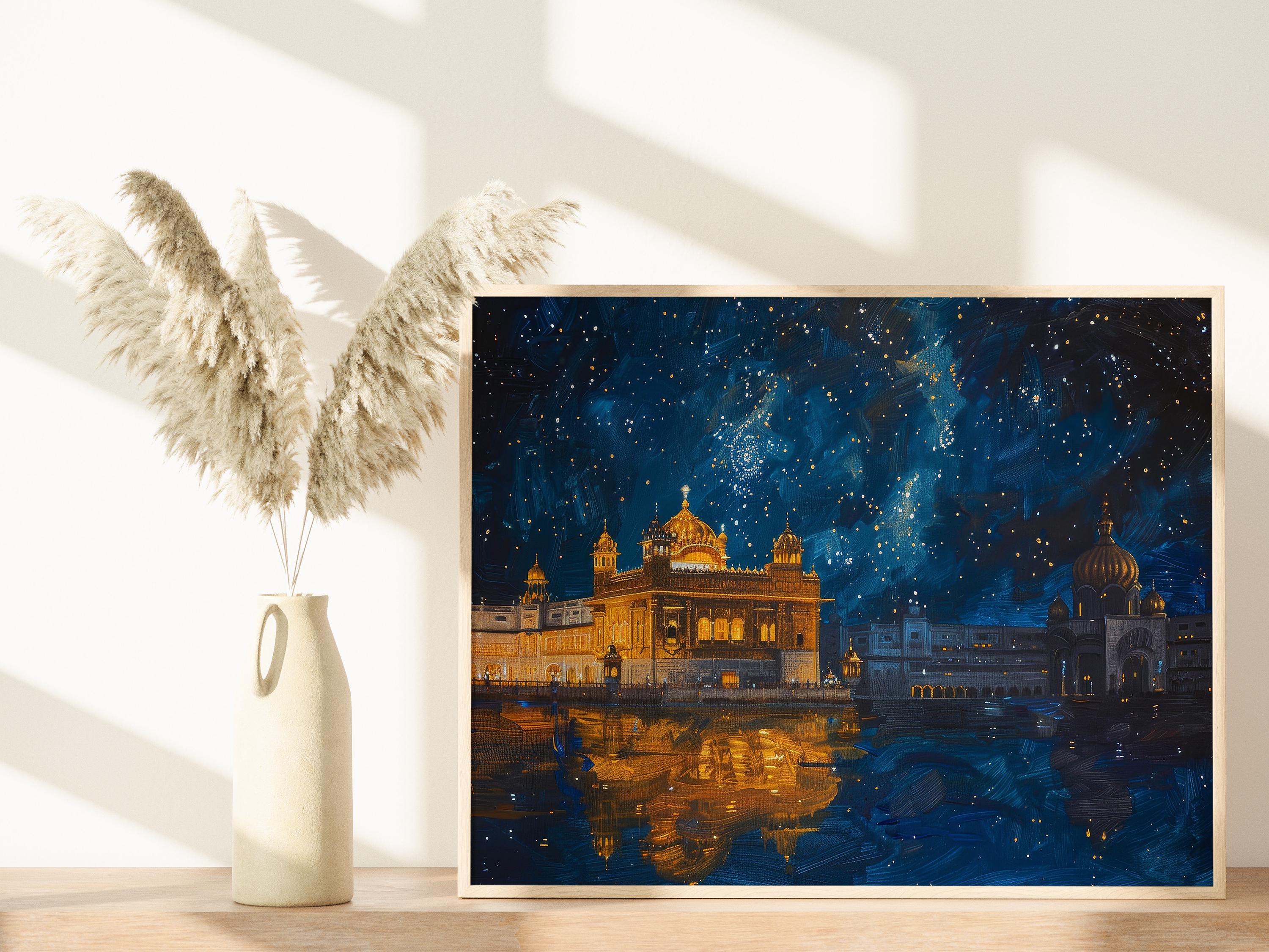 Gurdwara | Poster | Sikh Art Golden Temple Poster Sikh Wall Art Sikhism ...