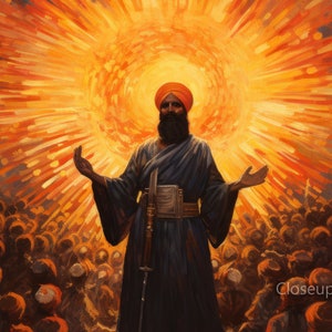 Enchanted Realms | 550+ DPI Sikh Poster | Sikh Wall Art | Sikh Art ...