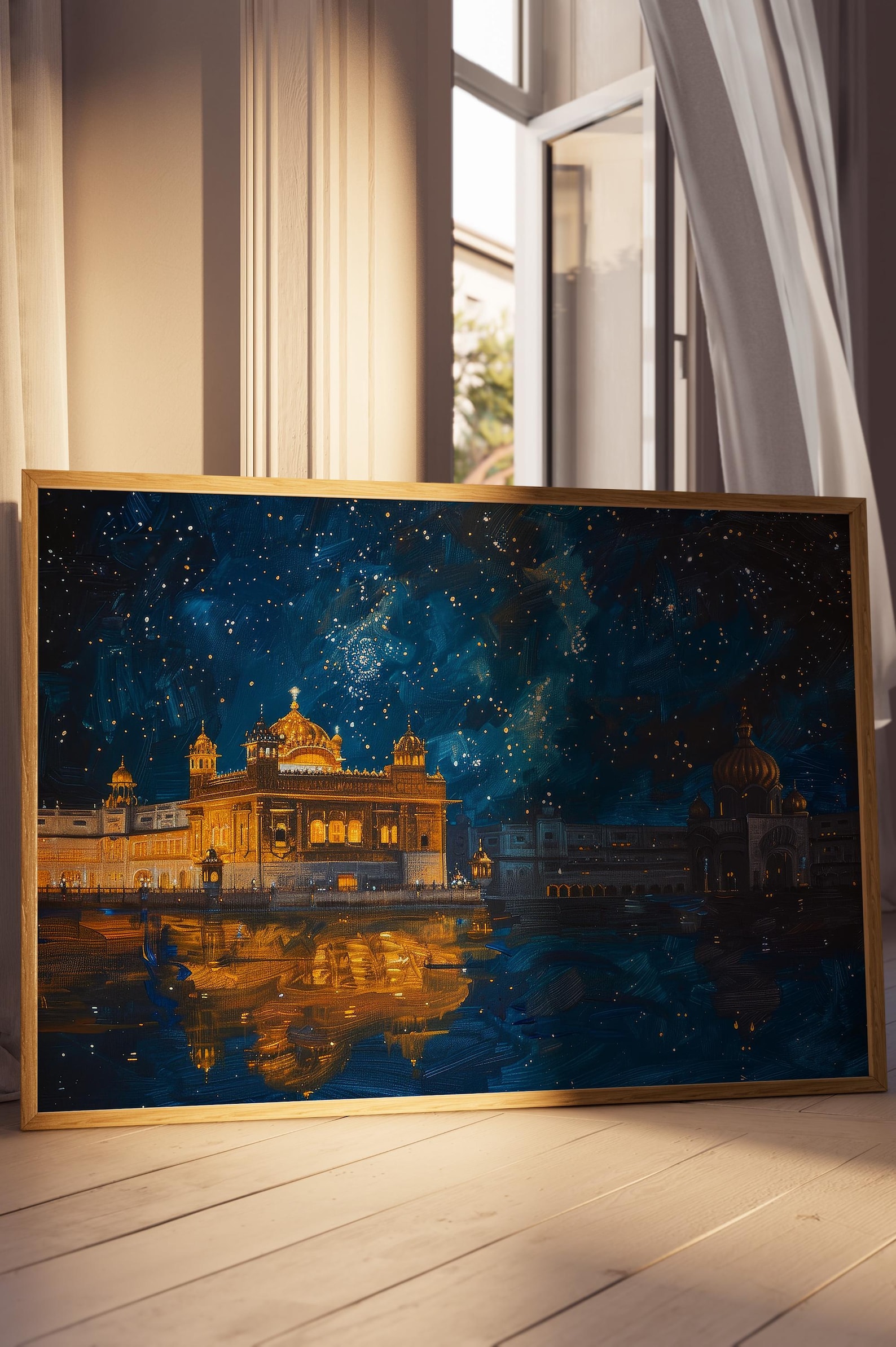 Gurdwara | Poster | Sikh Art Golden Temple Poster Sikh Wall Art Sikhism ...