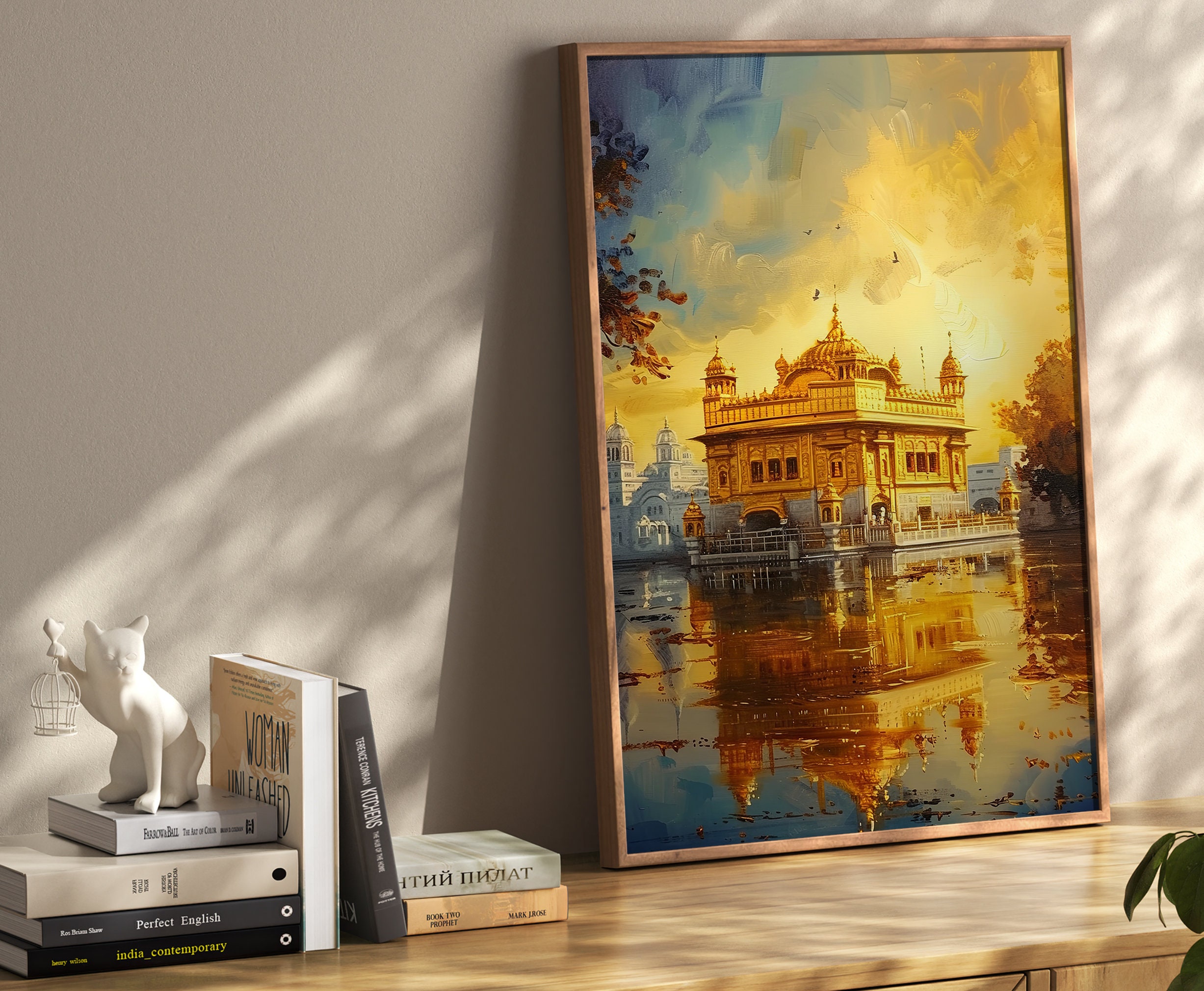 Gurudwara Sikh Art Golden Temple Poster Unframed Sikh Wall Art Sikhism ...