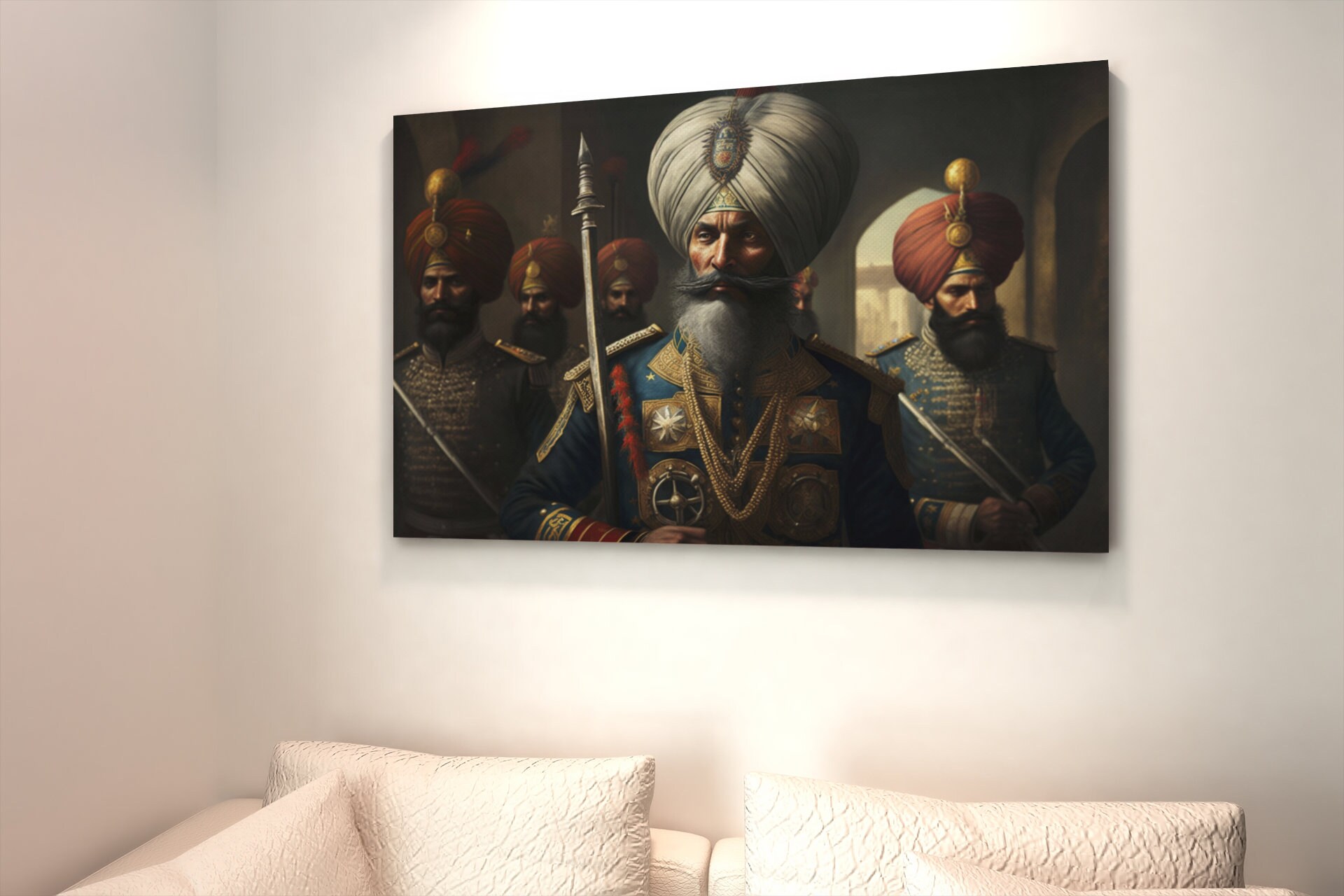 The Sikh Code Illustration - Digital Print | Sikh Art | Sikh Wall Art ...