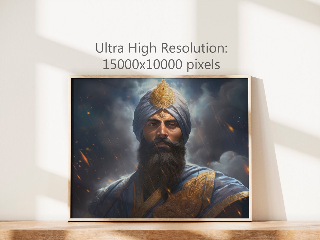 Stand of the Strong Sikh Art Digital Wall Art Digital - Etsy