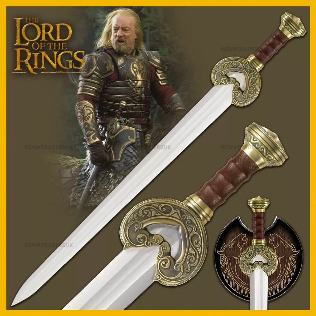 HERUGRIM Swords of King Theoden Lord 0f, the Ring Replica Sword ...