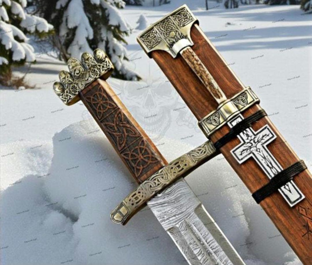 Castle Keep Damascus Viking Replica – Medieval Collectible Gift for ...