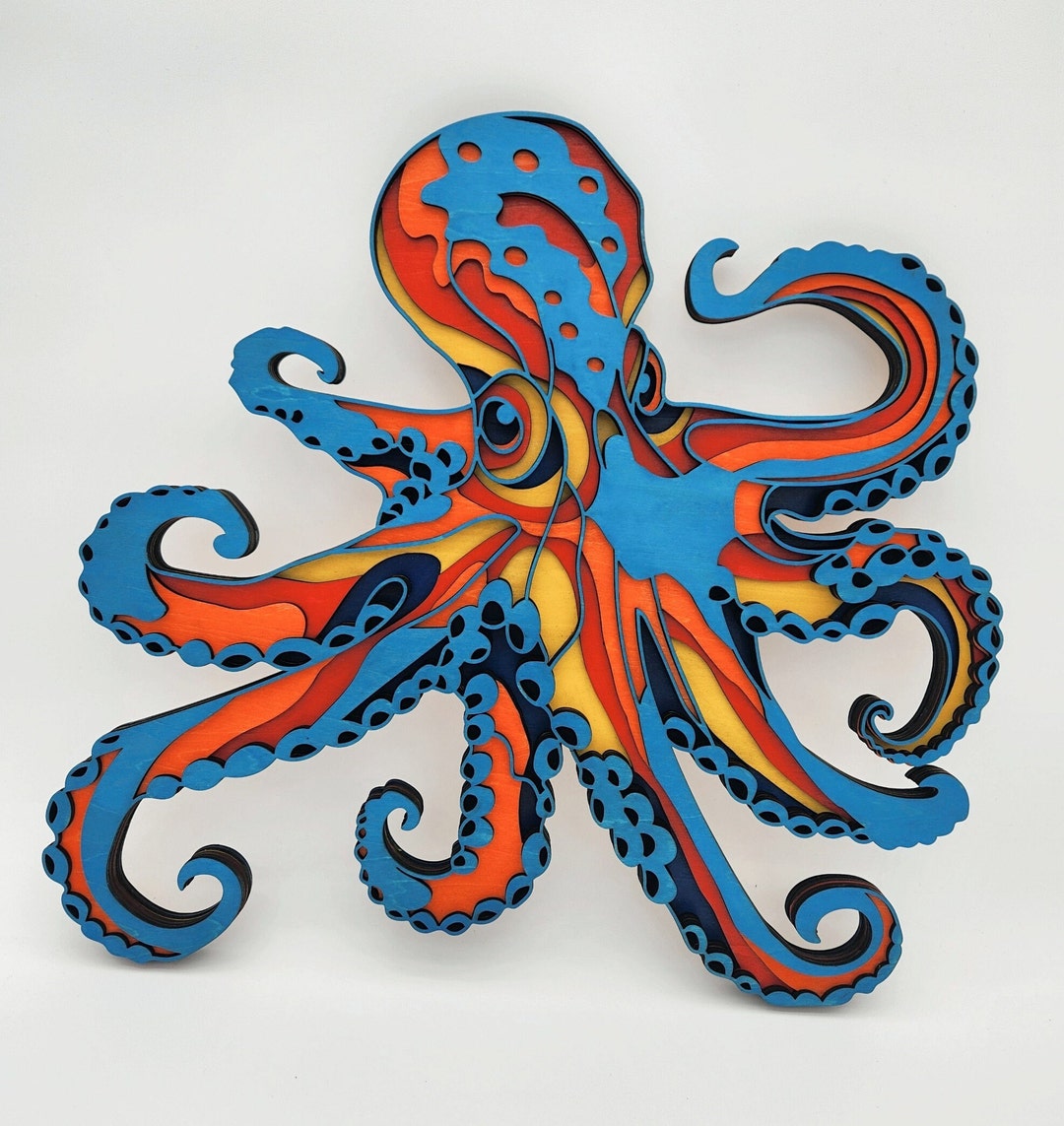 Oswald the Octopus Wall Art - Etsy