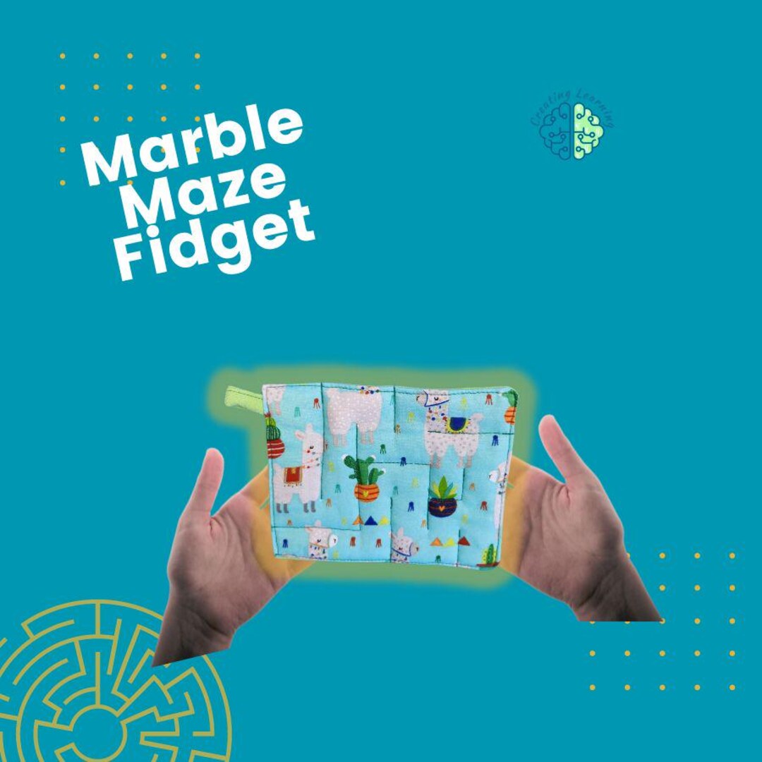 Fabric Marble Maze Fidget Toy. Quiet. Stress Relieve. Stimming - Etsy