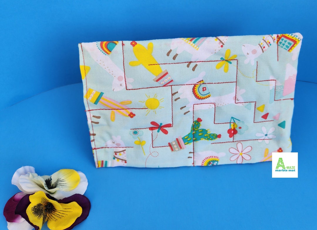 Large Marble Maze Mat. Fidget Toy. Quiet. Fabric. Stress Relieve - Etsy