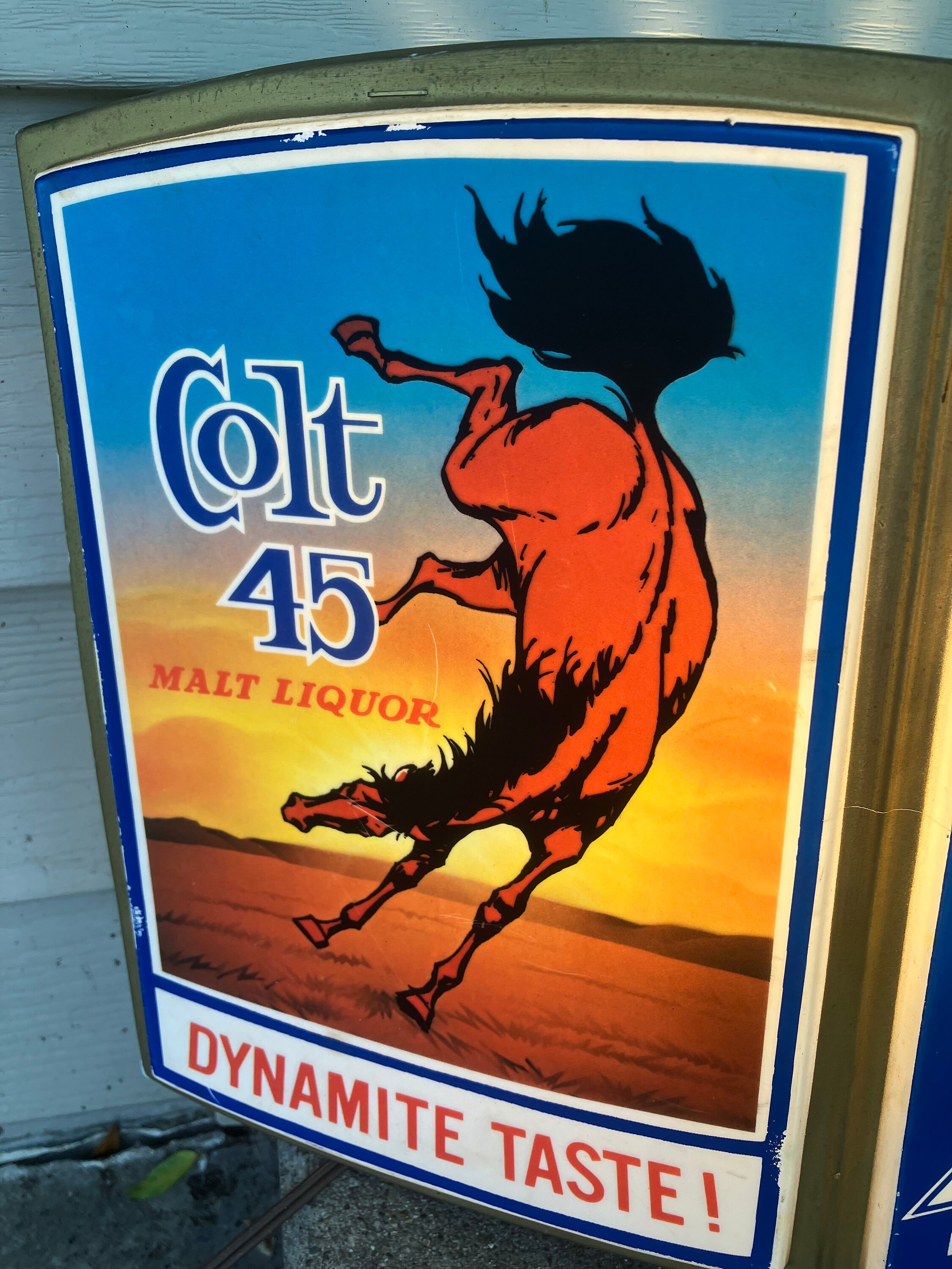 Billy Dee Williams Colt 45 Neon Sign
