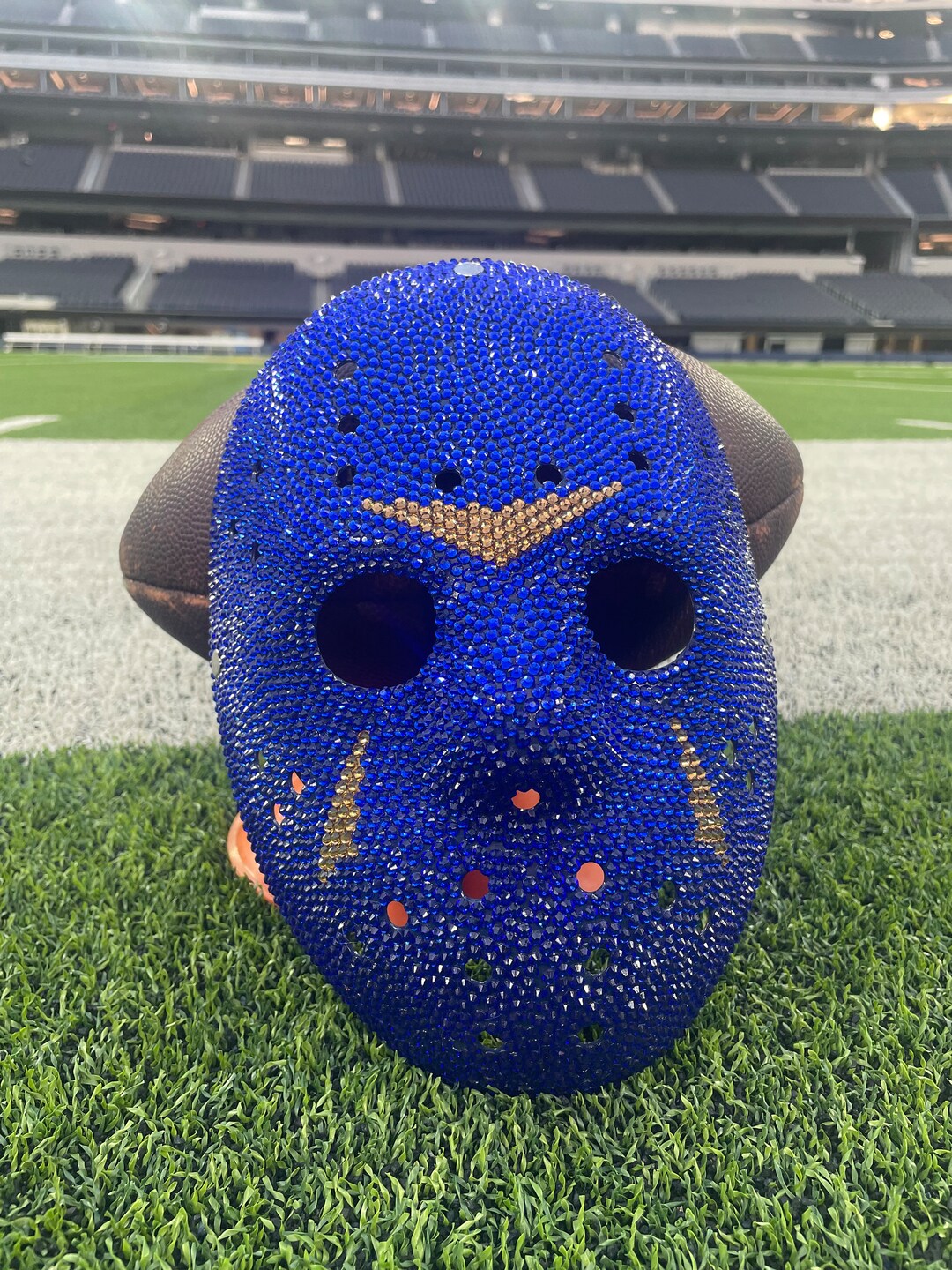 Custom Rhinestone Ghost Face or Jason Mask - Etsy