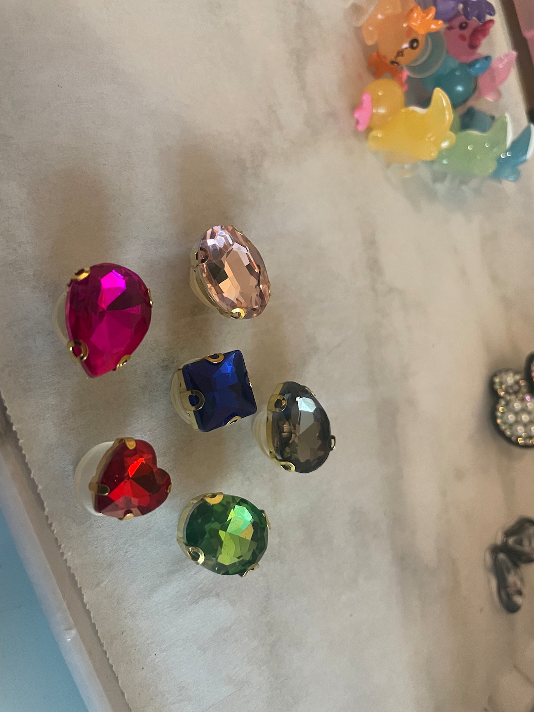 Random Gemstone Pack Jibbitz Croc Charms - Etsy