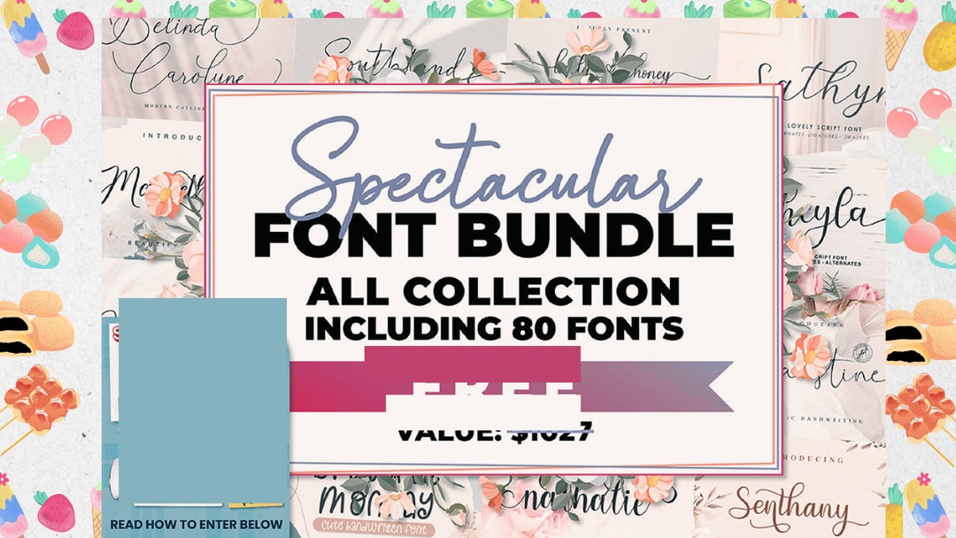 Spectacular Font Bundle, Modern Font, Display Font, Cricut Font, Farmhouse Fonts, Rustic Fonts ...