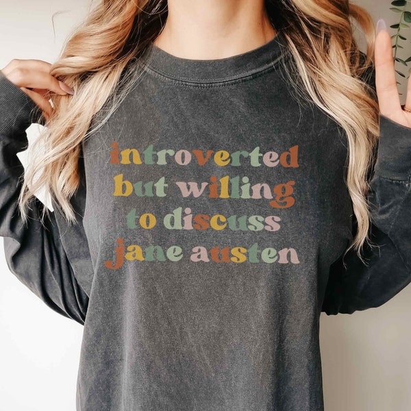 Jane Austen T Shirt - Etsy