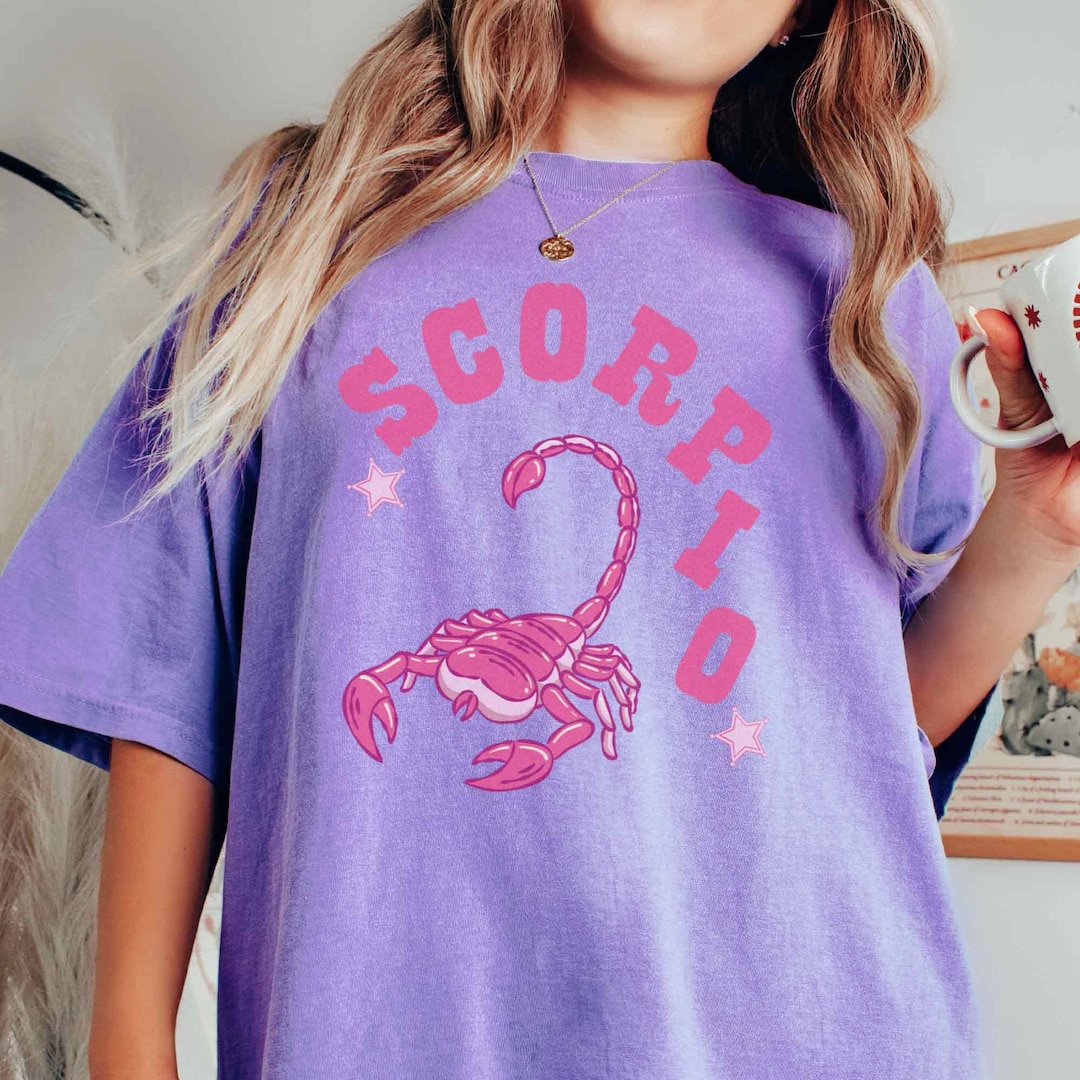 Scorpio Tshirt Big Scorpio Energy Scorpio Birthday Shirt Comfort Colors ...