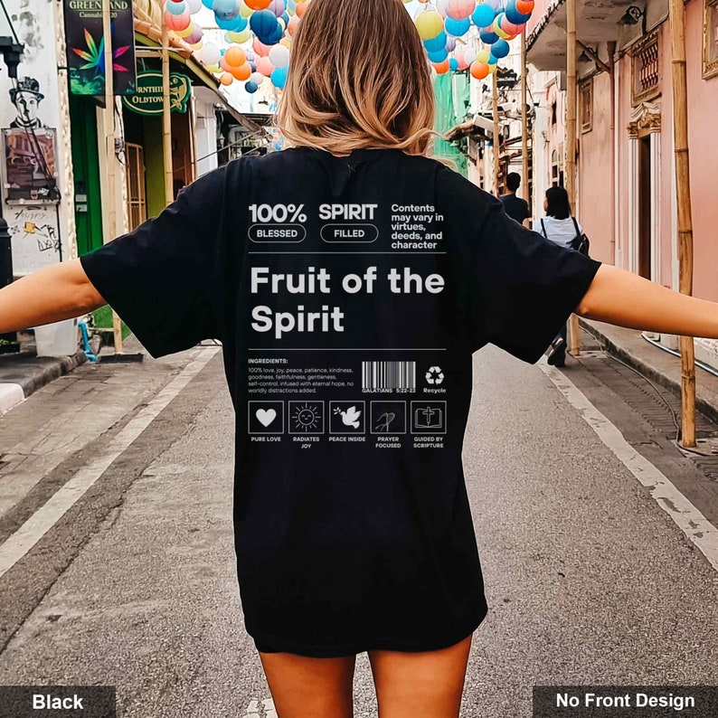 Fruit of the Spirit Shirt Galatians Shirt Faith Based Shirts Scripture ...