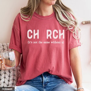 Church It's Not the Same Without U Shirt Church Group Shirt Trendy ...