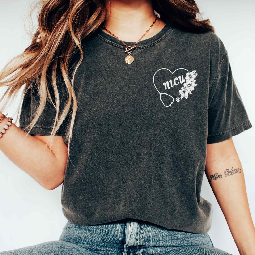 NICU Nurse Tshirt Nicu RT Shirt Nicu Doctor Gift Nicu Tech T-shirt Nicu ...