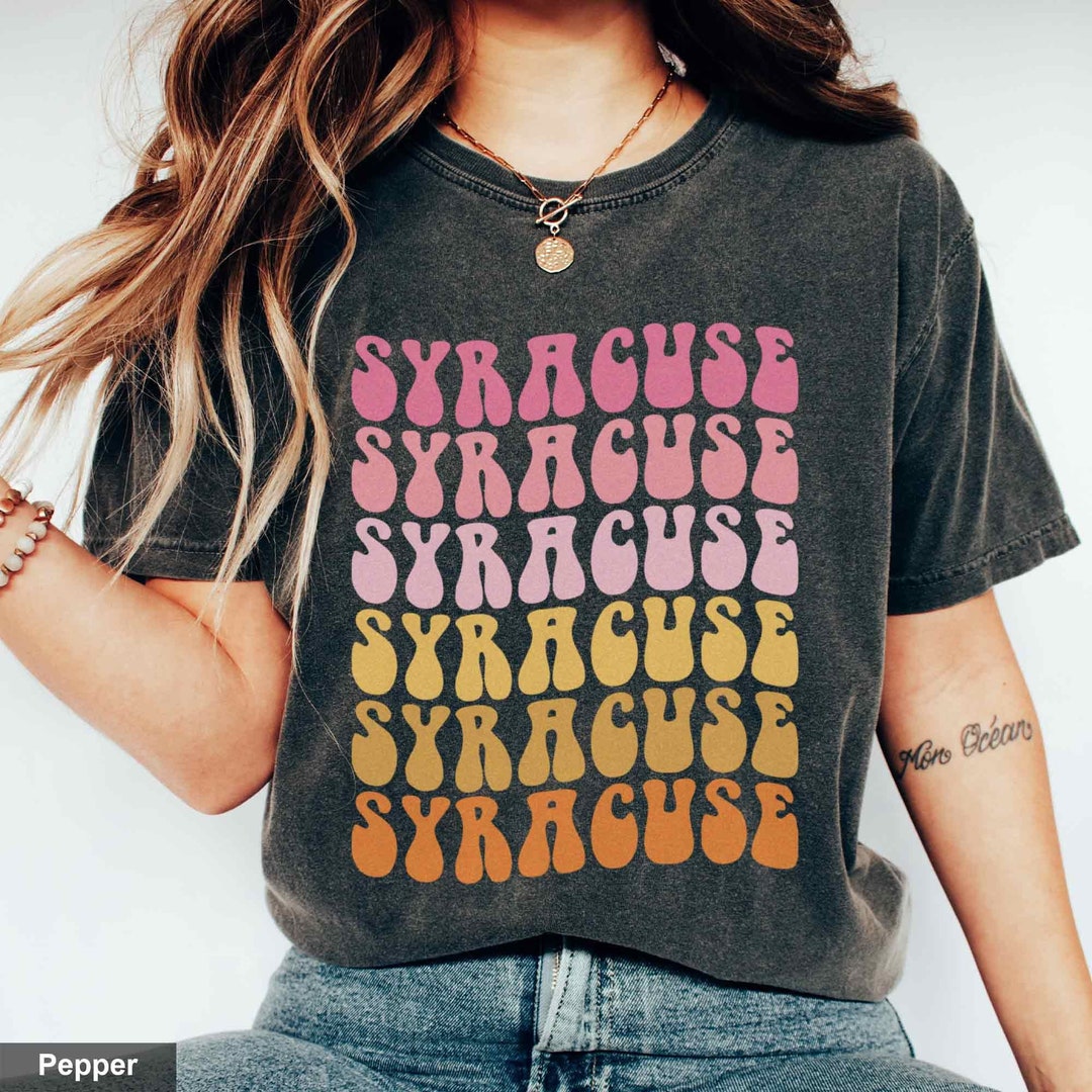Retro Syracuse Shirt Vintage Syracuse Apparel Cool College Graduation ...