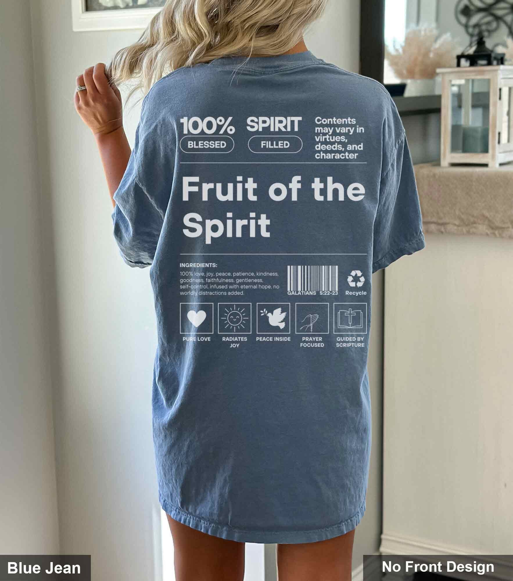 Fruit of the Spirit Shirt Galatians Shirt Faith Based Shirts Scripture ...