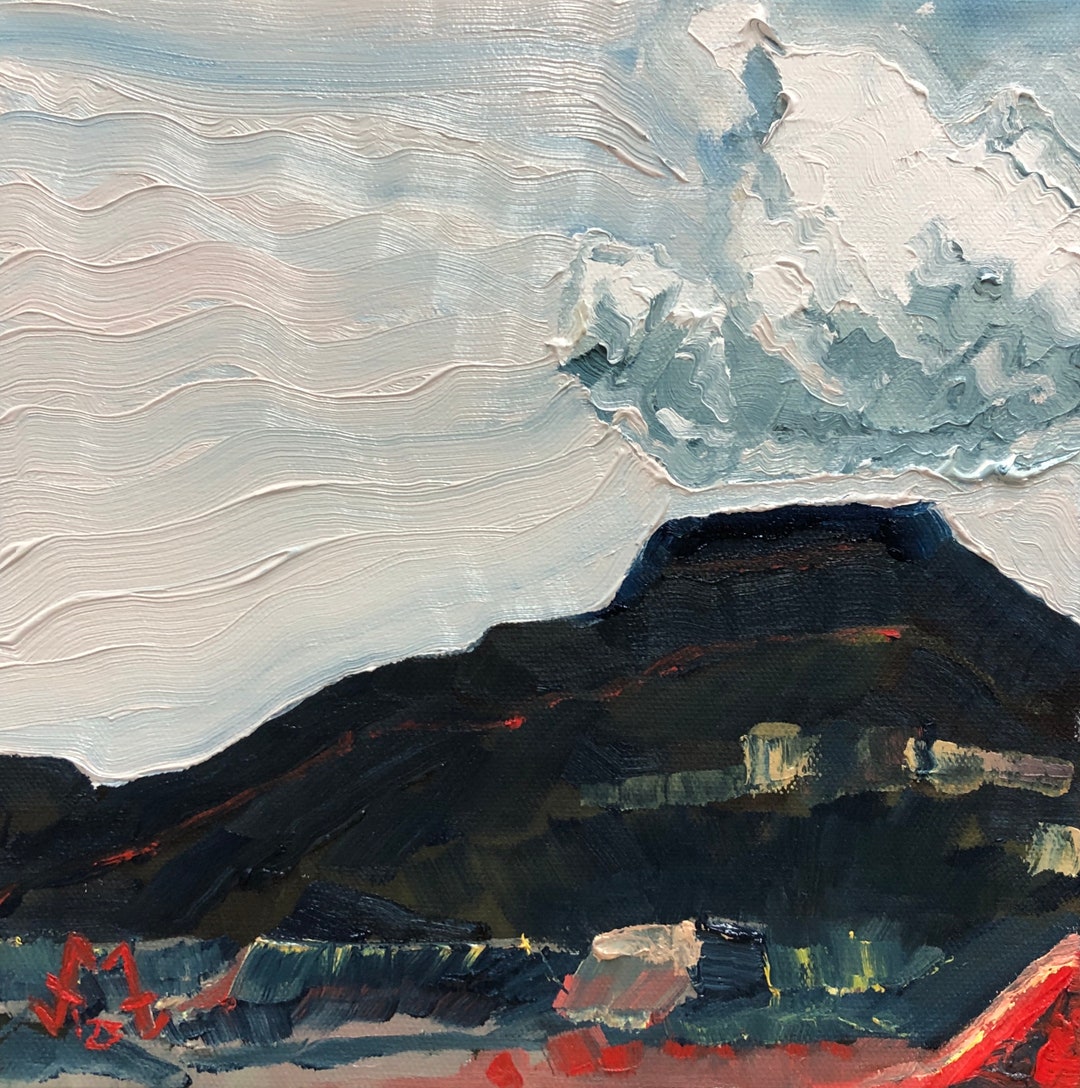 Georgia Okeefe Ghost Ranch Painting Southwest Art Western Art - Etsy