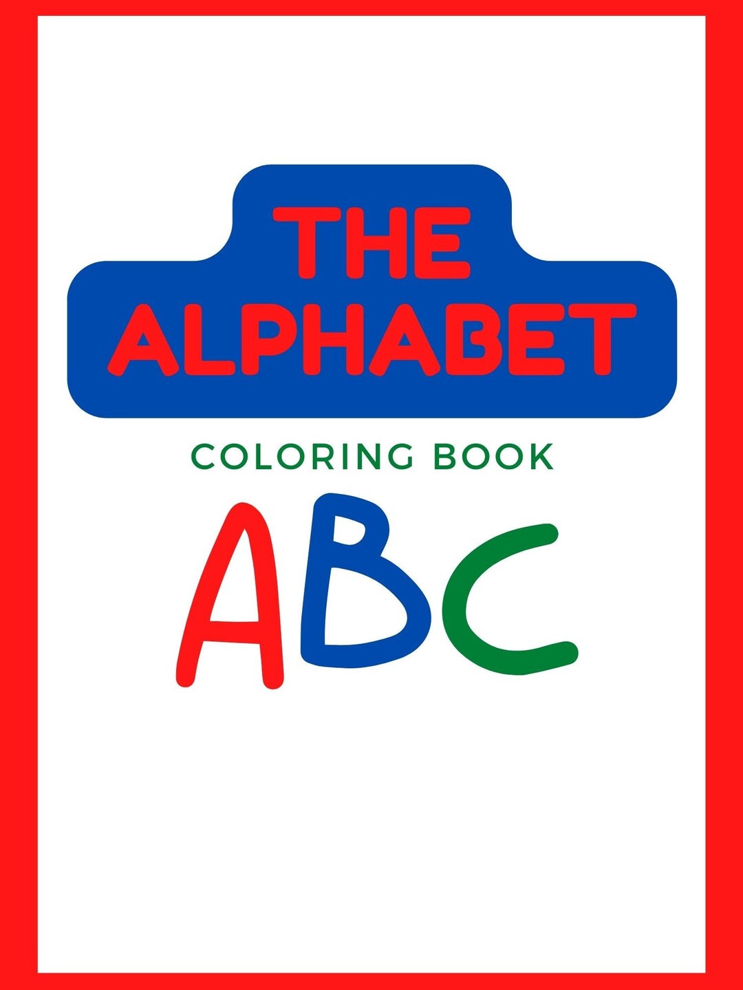 ABC Coloring Pages A-Z - Etsy
