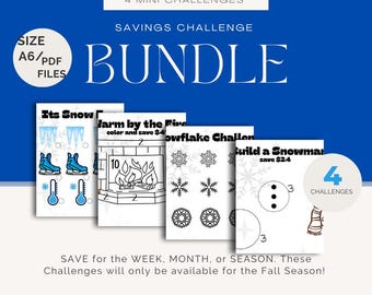 WINTER MINI Savings Challenge Bundle - Etsy