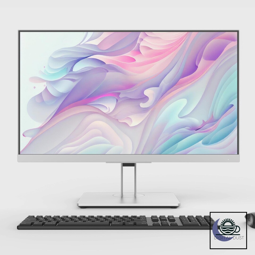 Beautiful Pastel Minimalist Wallpaper, Mac Background, Desktop ...