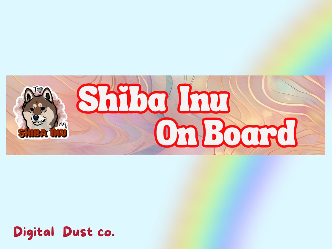 Shiba Inu Bumper Stickers - Etsy