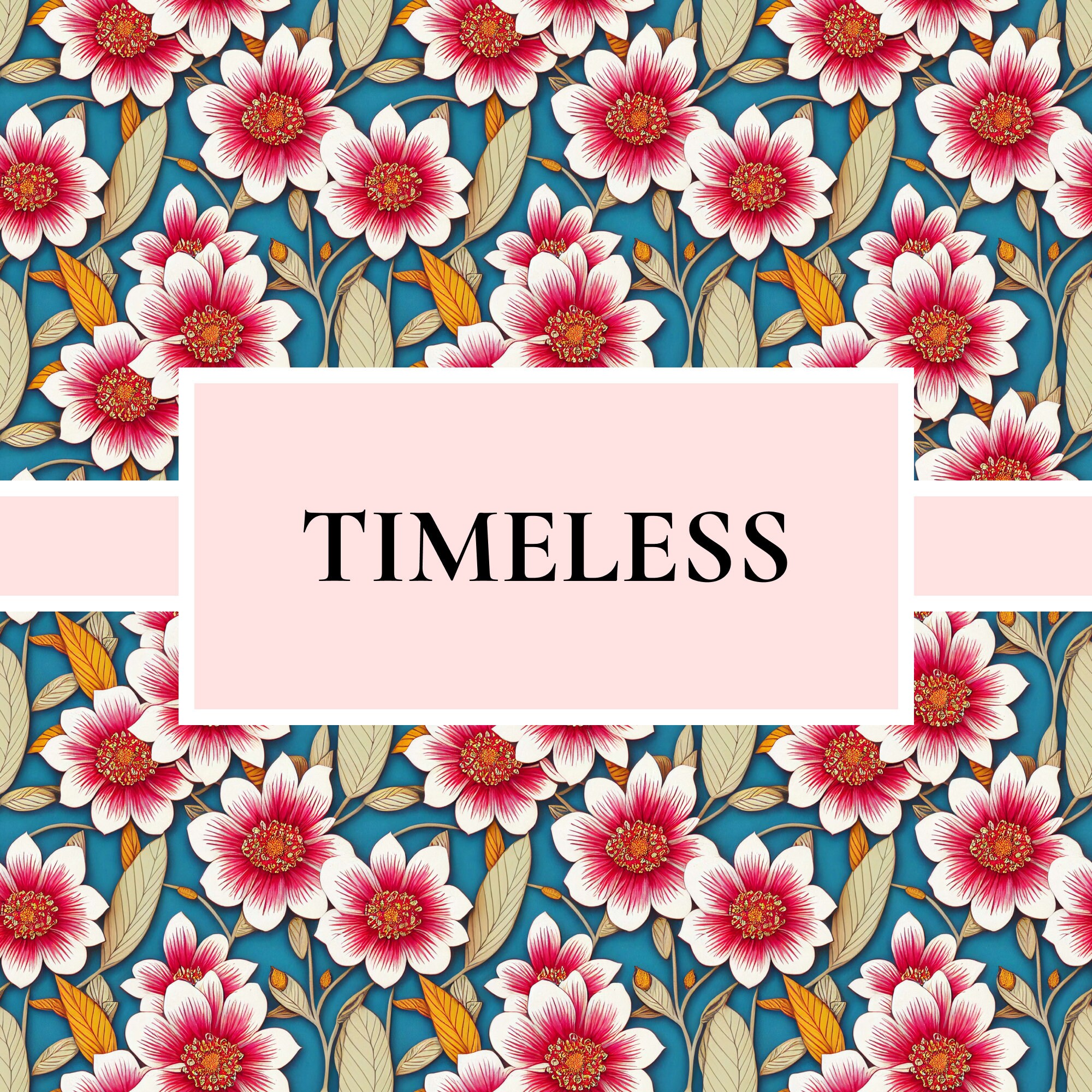10 Retro Vintage Flower Seamless Pattern for Digital and Print on ...