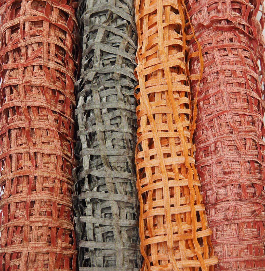 Open Weave Silk Organza Metallic Mesh - Etsy