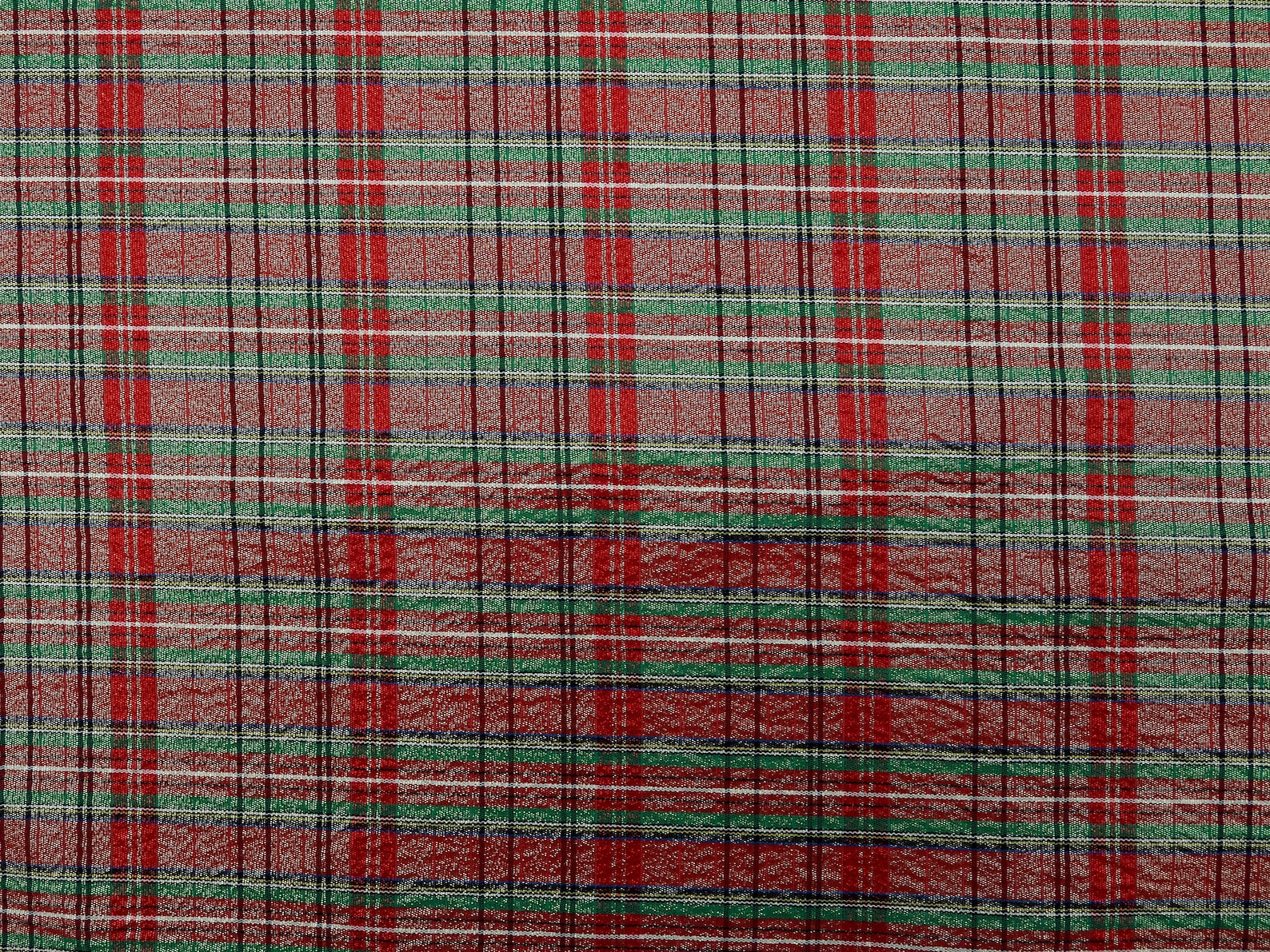 Christmas Plaid Polyester Taffeta - Etsy