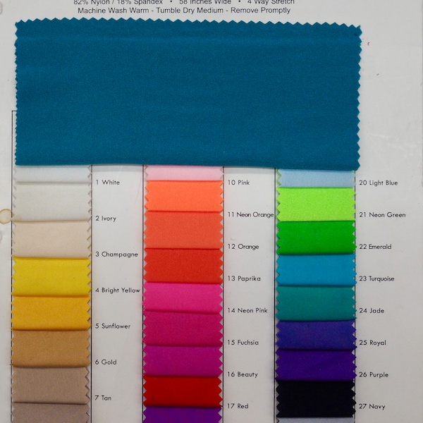 Nylon Spandex Fabric - Etsy