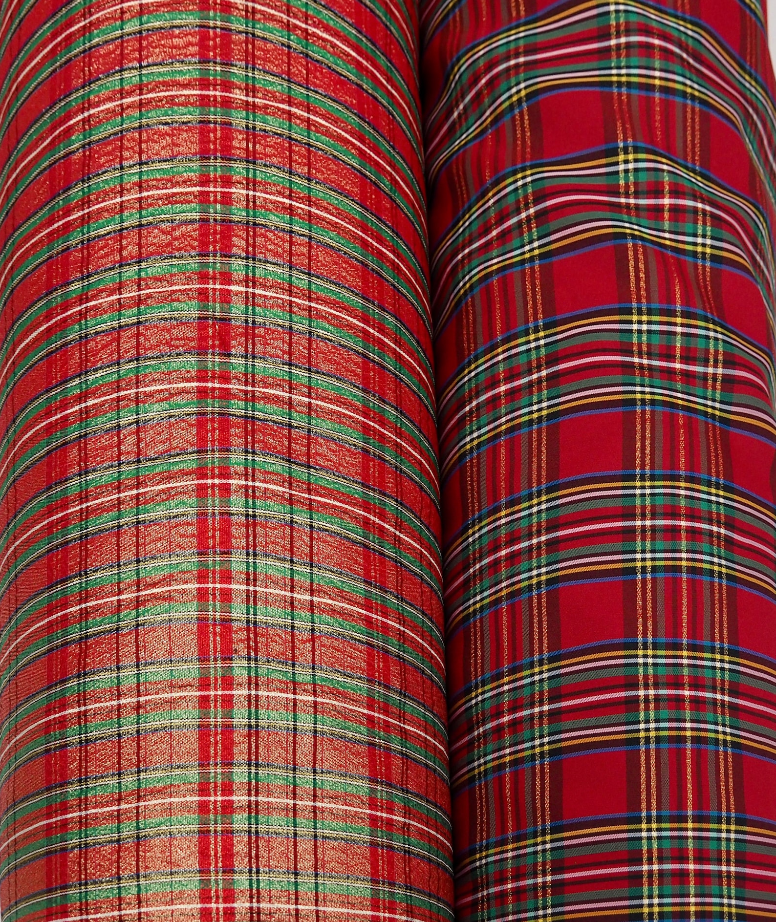 Christmas Plaid Polyester Taffeta - Etsy