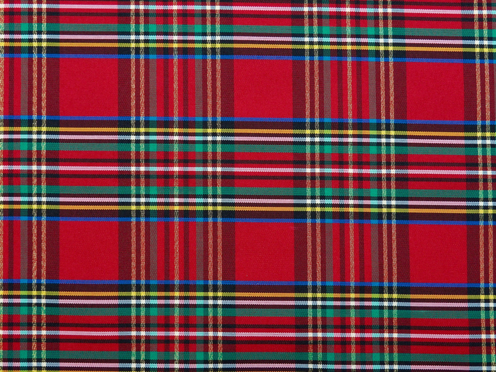 Christmas Plaid Polyester Taffeta - Etsy