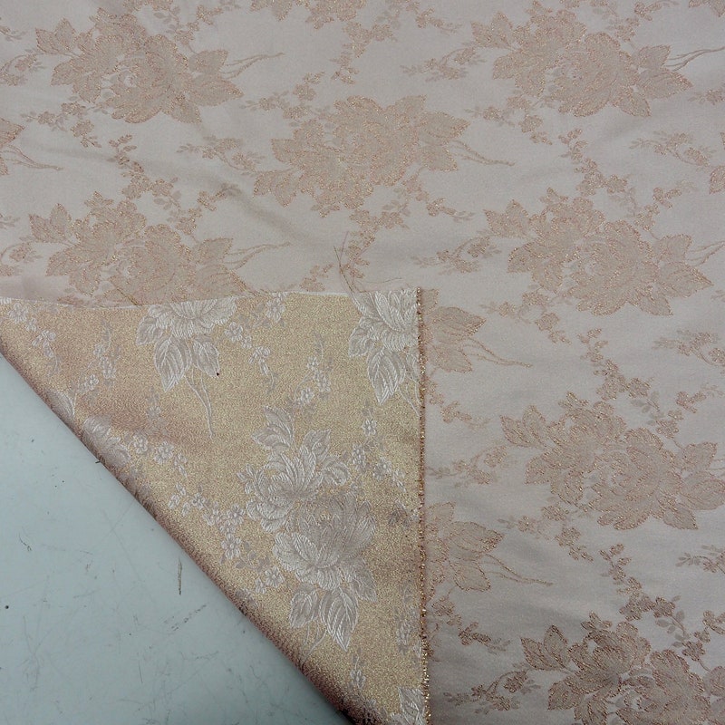 White Brocade - Etsy