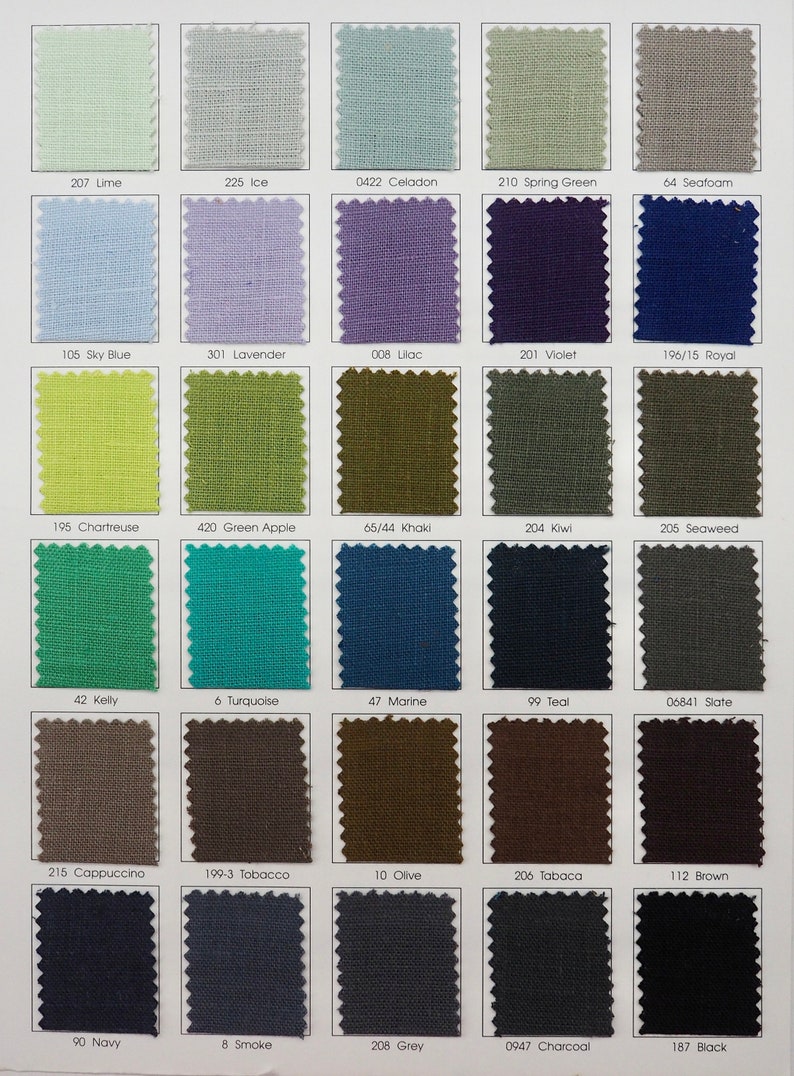 100% Fine European Linen - Etsy