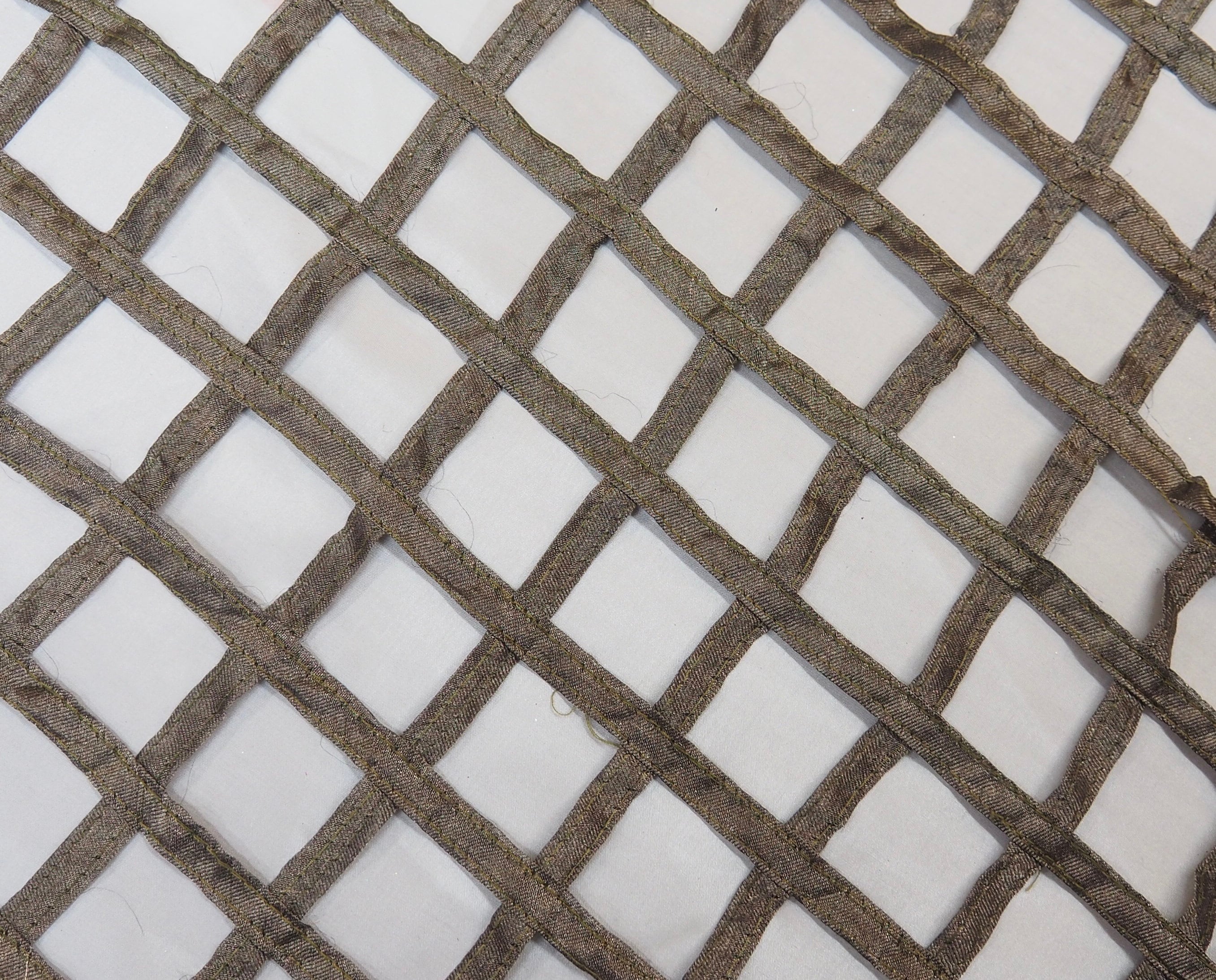 Open Weave Silk Organza Metallic Mesh - Etsy