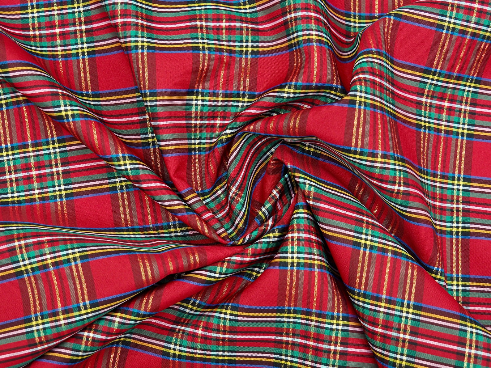 Christmas Plaid Polyester Taffeta - Etsy