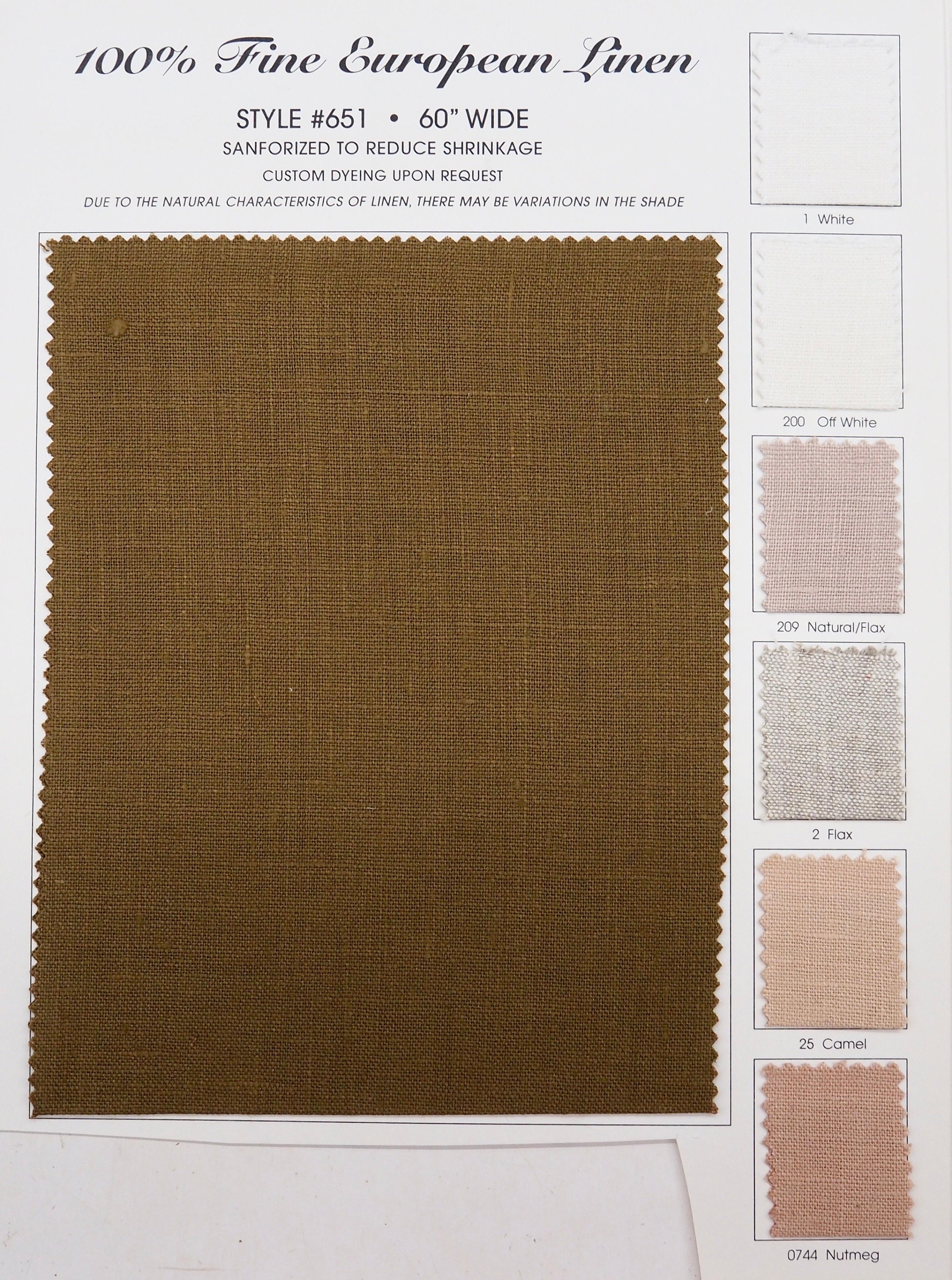 100% Fine European Linen - Etsy