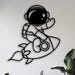 Astronaut Svg Cut Dxf File Wall Sticker Pdf Silhouette Engraving ...