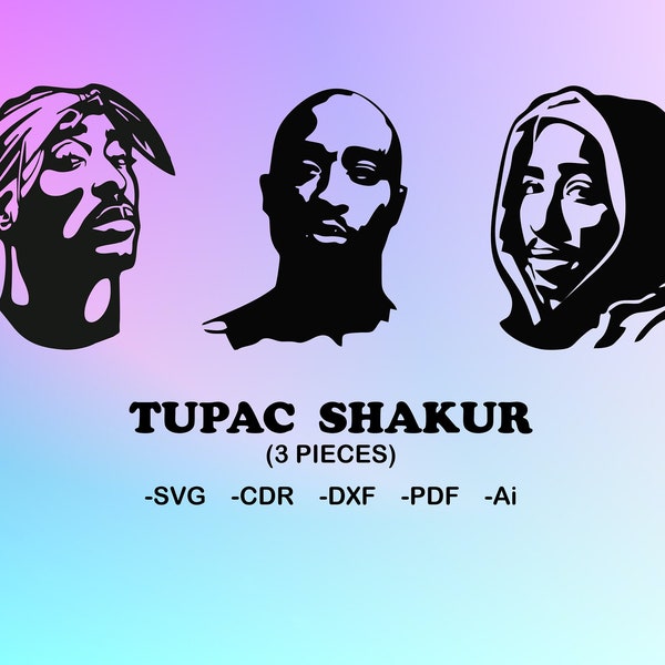 Tupac Svg - Etsy