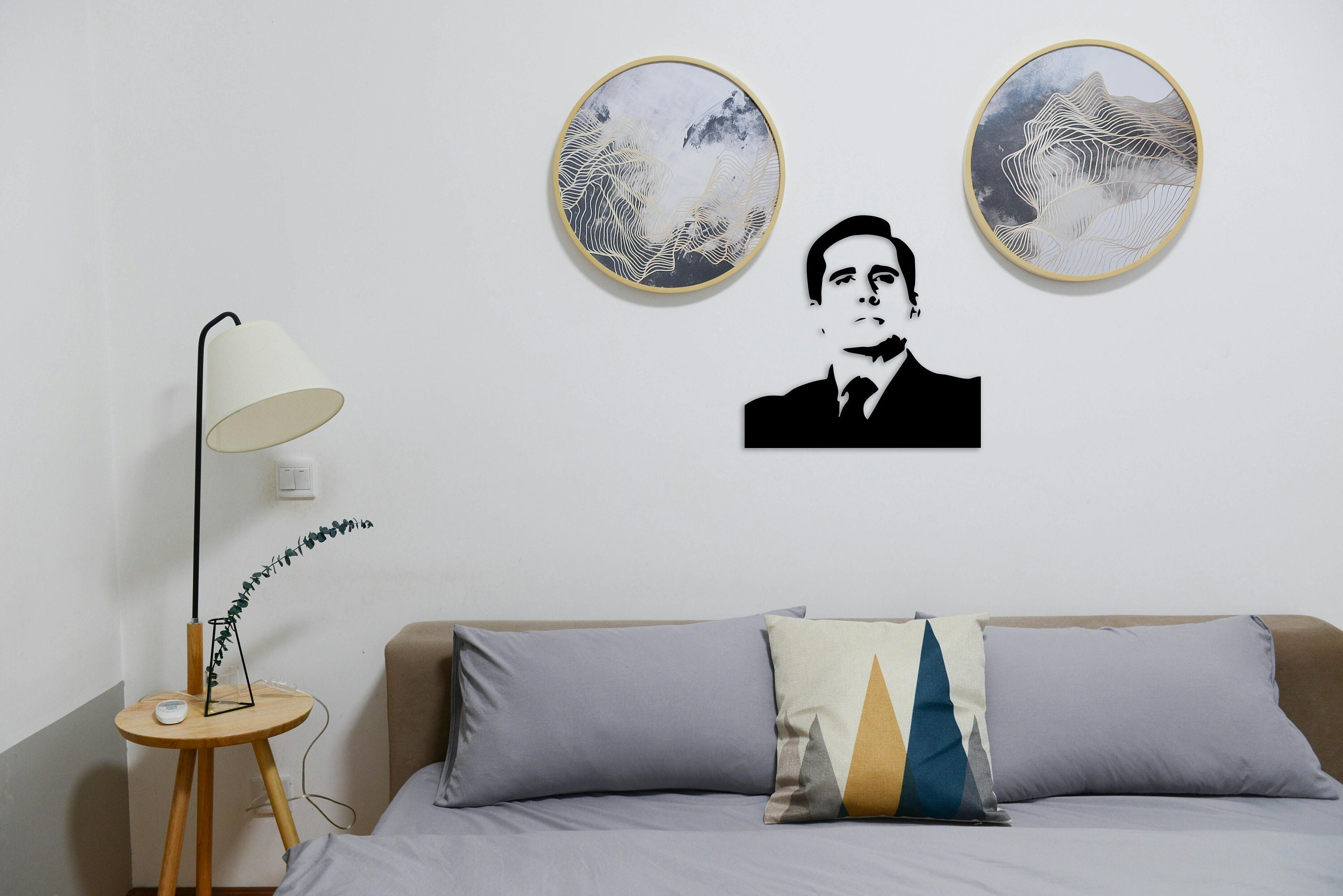 Michael Scott (the Office) Svg Cut Dxf File Wall Sticker Pdf Silhouette ...