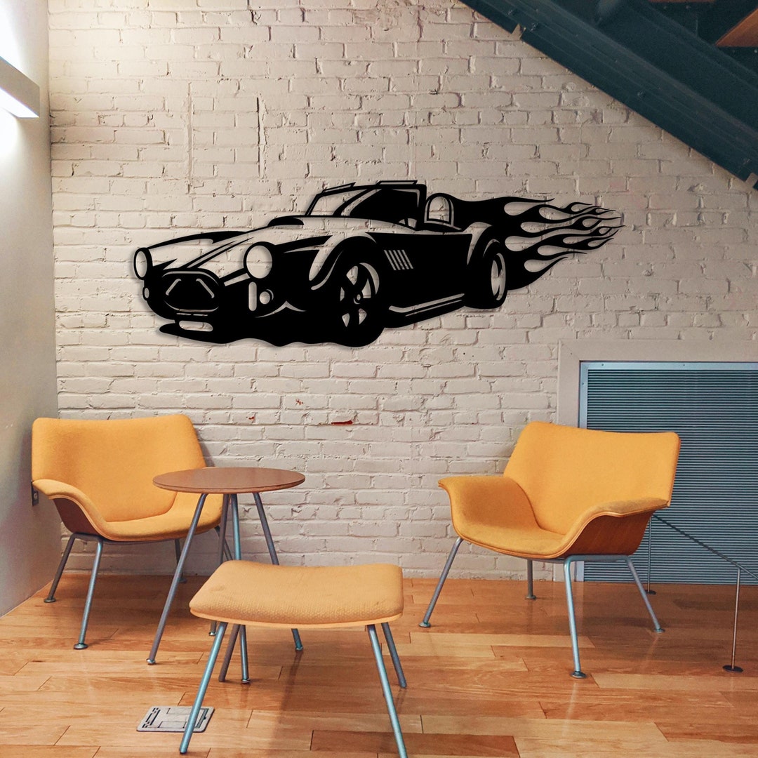 Shelby Cobra 427 Car Svg Cut Dxf File Wall Sticker Pdf Silhouette ...