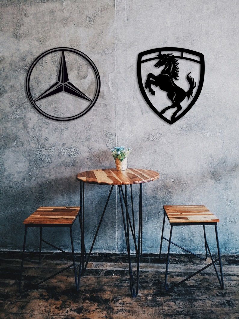 Car Brands 10 Logos Cut Svg Dxf File Wall Sticker Pdf Silhouette ...