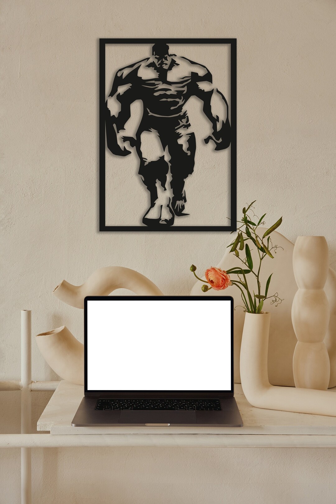 Marvel Hulk Svg Cut Dxf File Wall Sticker Pdf Silhouette Engraving ...