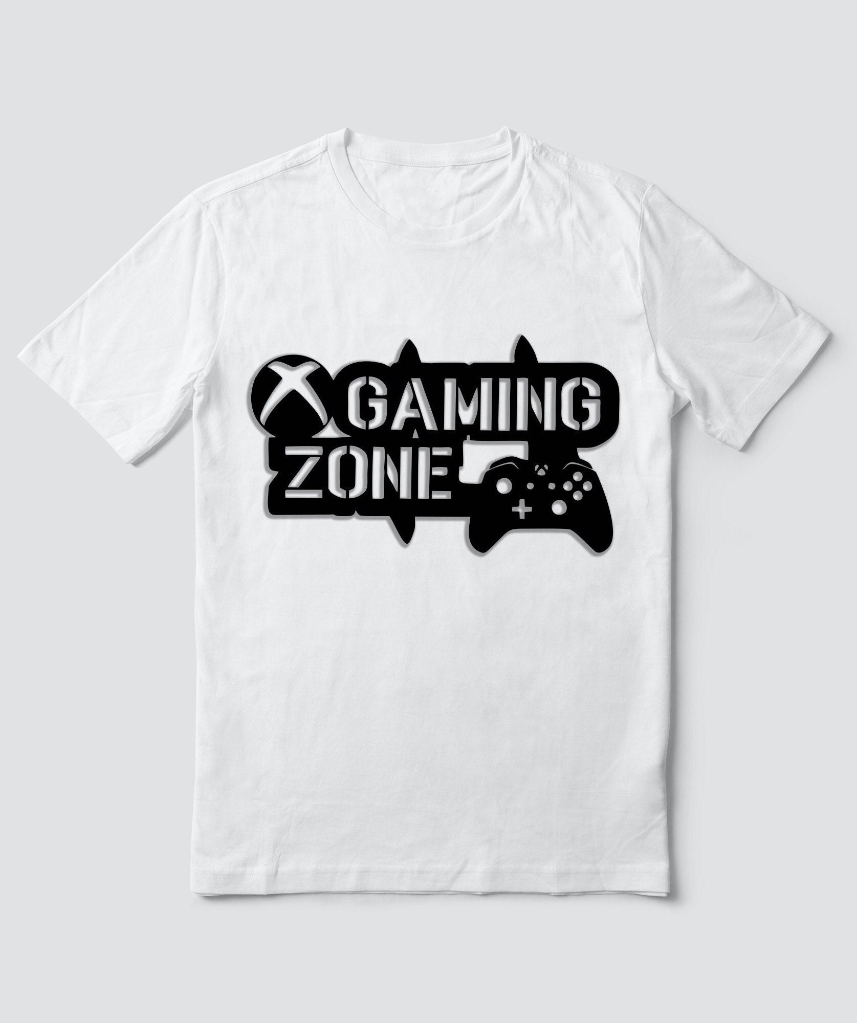 Gaming Zone Cut Svg Dxf File Wall Sticker Pdf Silhouette Engraving ...