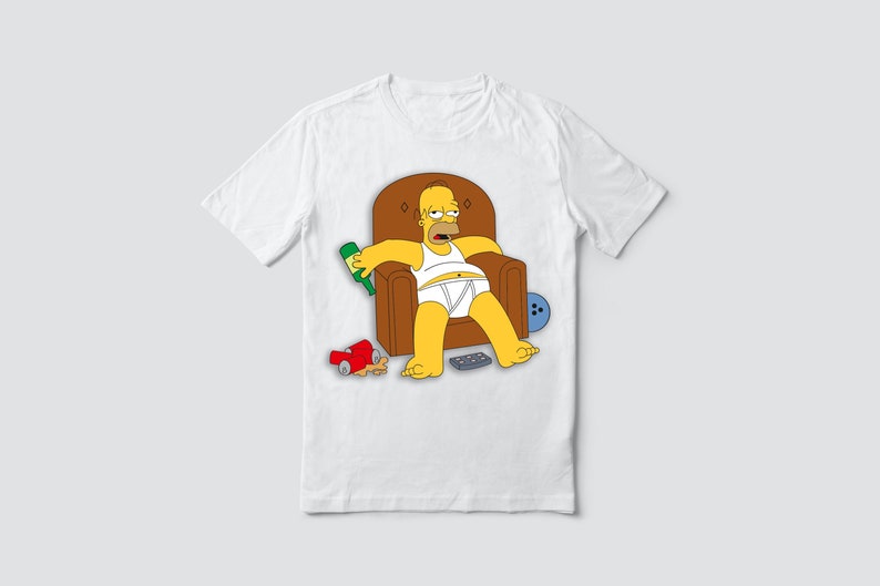 Simpsons Homer 3 Pcs Svg Cut Dxf File Wall Sticker Pdf - Etsy